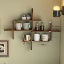 Floating Wall Shelf for Coffee & Tea Corners – Ausique Decor