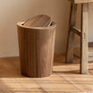 Wooden-Style Trash Bin with Optional Rotating Lid – Modern & Functiona ...