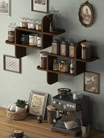 Floating Wall Shelf for Coffee & Tea Corners – Ausique Decor