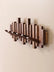 Modern Wooden Wall Hook Rack – Space-Saving Folding Coat Rack with Hid ...