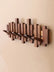Modern Wooden Wall Hook Rack – Space-Saving Folding Coat Rack with Hid ...