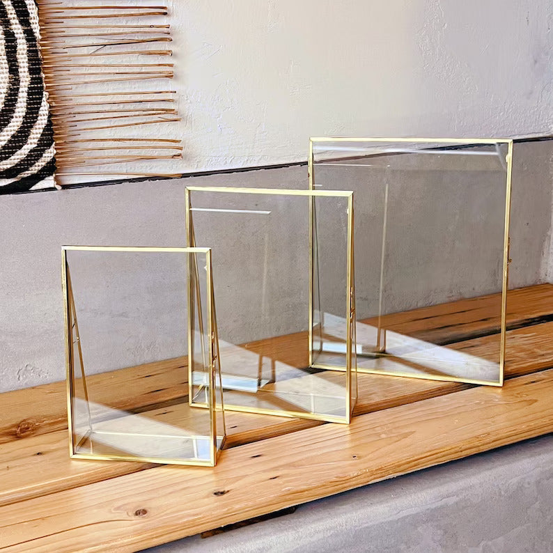 Gold-Edged Display Floating Picture Frames – Ausique Decor